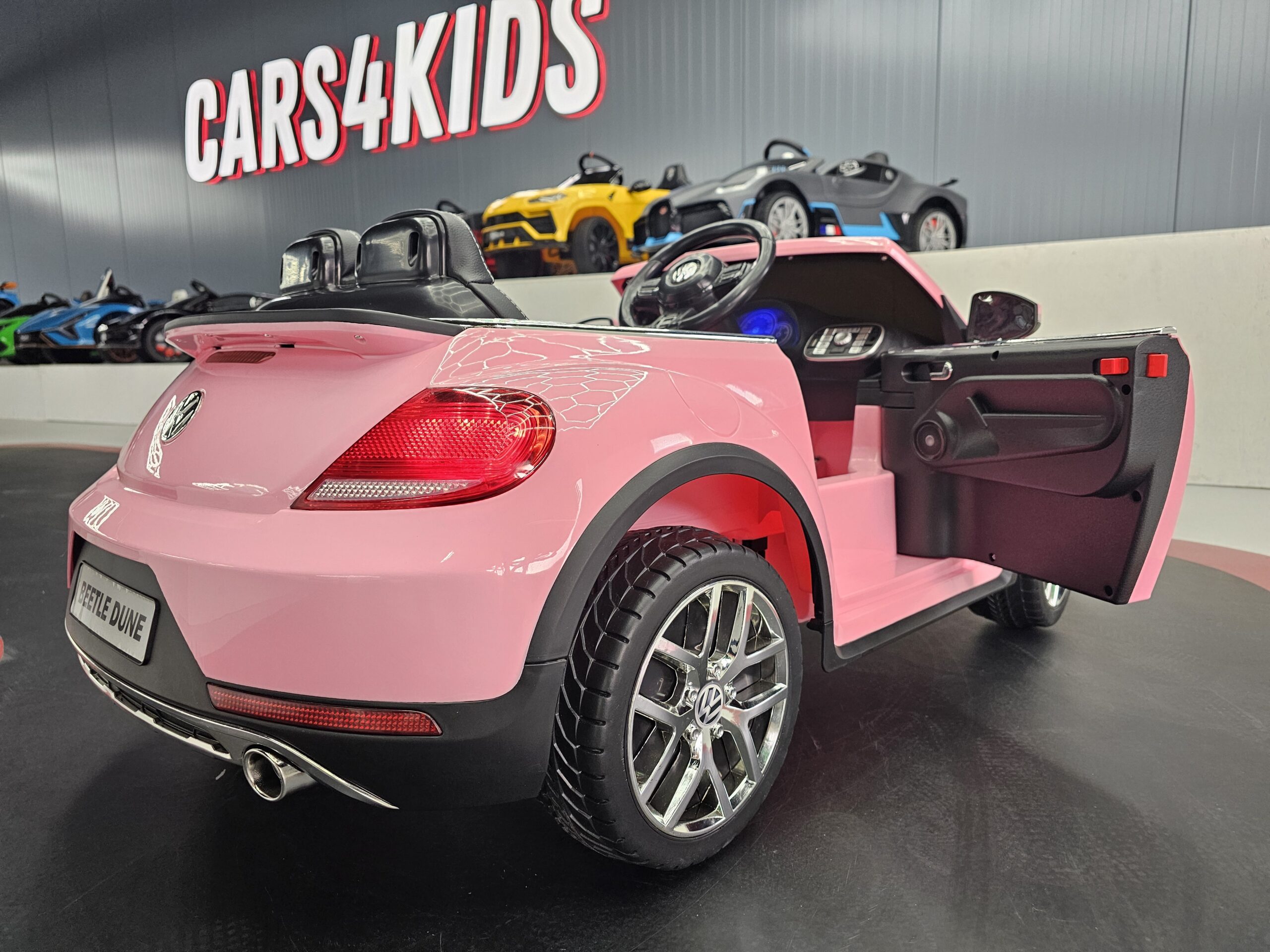 VW Beetle coche eléctrico niño 12 voltios y 2.4G RC Cars4Kids